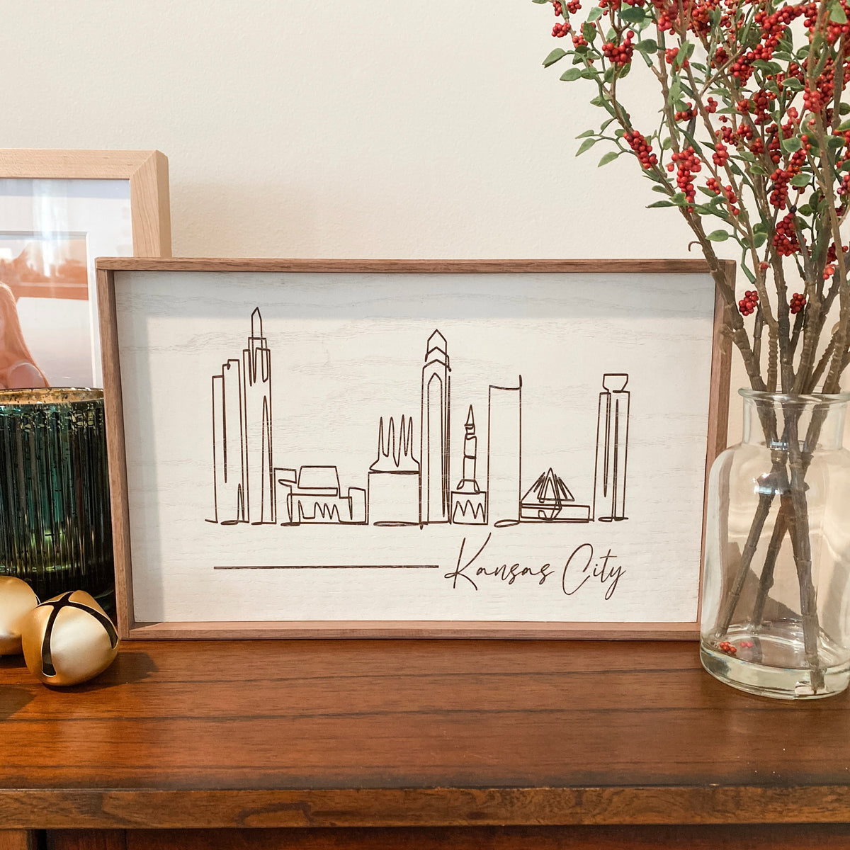 Kansas City Skyline Box Frame – Fynbos Studio, LLC